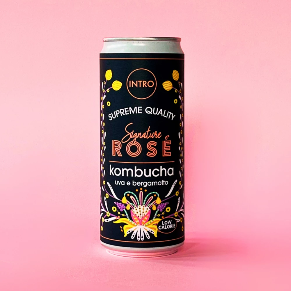Kombucha Signature rose, 330 ml | Medivital