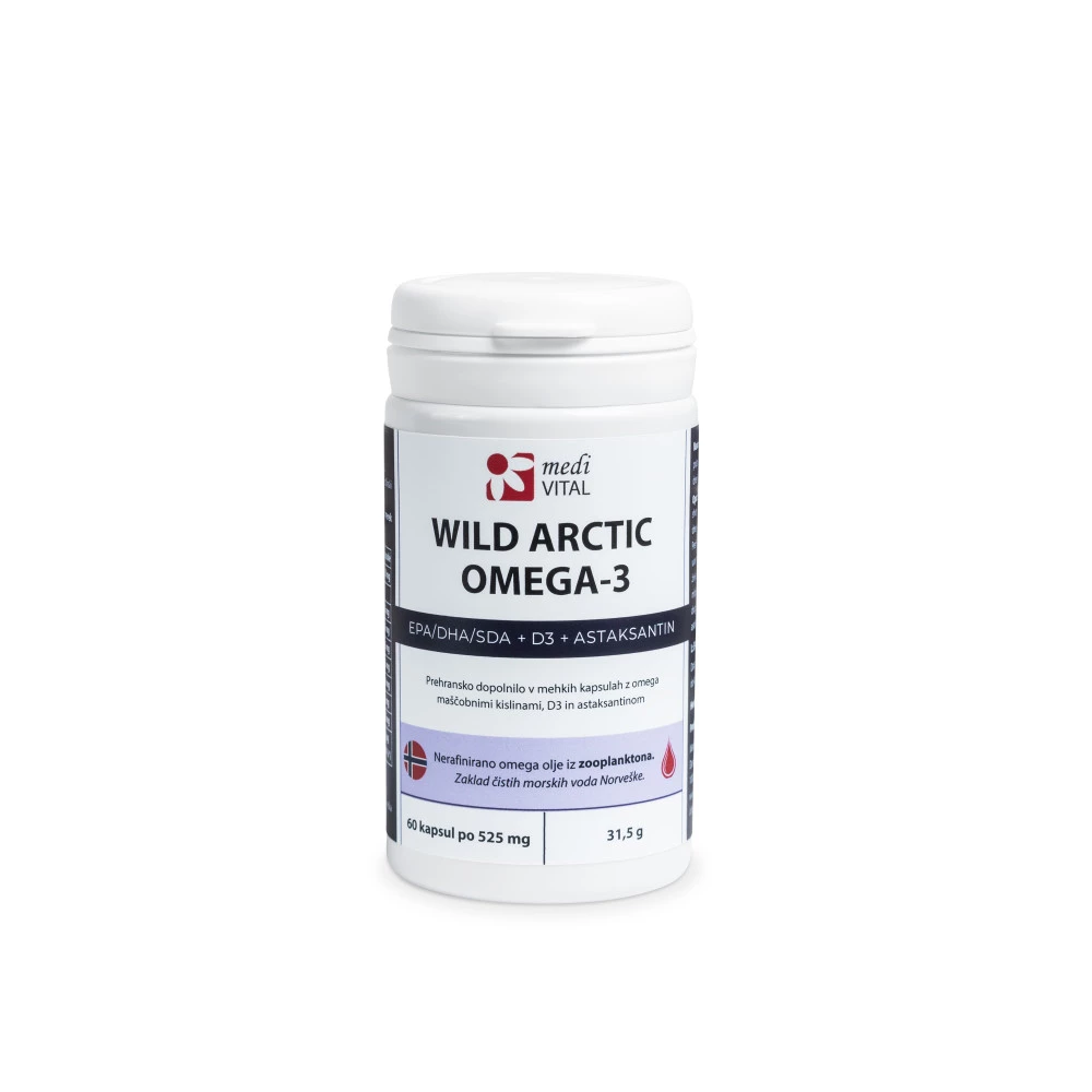 Wild Arctic Omega - 3 Medivital, 60 kapsul | Medivital